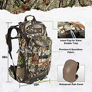 TIDEWE Hunting Blind & Hunting Backpack（Next Camo G2）
