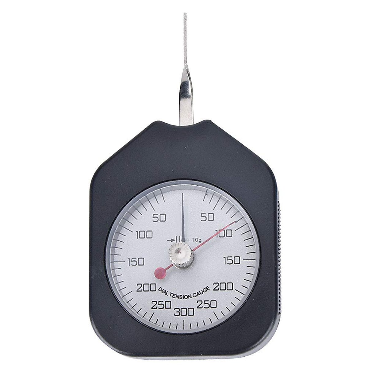 Tension Meter, Plastic Pointer Type Double Needles Tension Meter Analog Dial Gauge Measuring Tool for Electronic Switches, Micro Switches, Valves, Spring Tension(SZG-300-2)