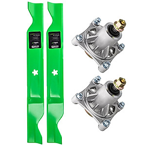 8TEN Spindle Medium-Lift Blade for Husqvarna 46 Inch Deck Z246 Z246i RZ 4621 4622T 4623 46i Zero Turn Mower 532174356