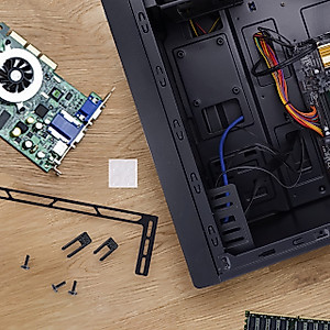 Fstop Labs CloverTale Graphics Card GPU Brace Support, Video Card Sag Holder Bracket, Anodized Aerospace Aluminum (Upgraded Version Black)