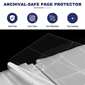 Mlikero Trading Card Binder, 9 Pocket Card Binder with Sleeves 720 Double Sided Pocket Sports Card Binder, Premium Card Binders Compatible with MTG, TCG, Baseball Cards, and Football Cards