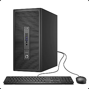 HP ProDesk 600 G2 Tower Desktop PC, Intel Quad Core i5 6500 up to 3.6GHz, 16G DDR4, 240G SSD + 1T HDD, WiFi, BT 4.0, DVD, Windows 10 Pro 64-Multi-Language Support English/Spanish/French (Renewed)