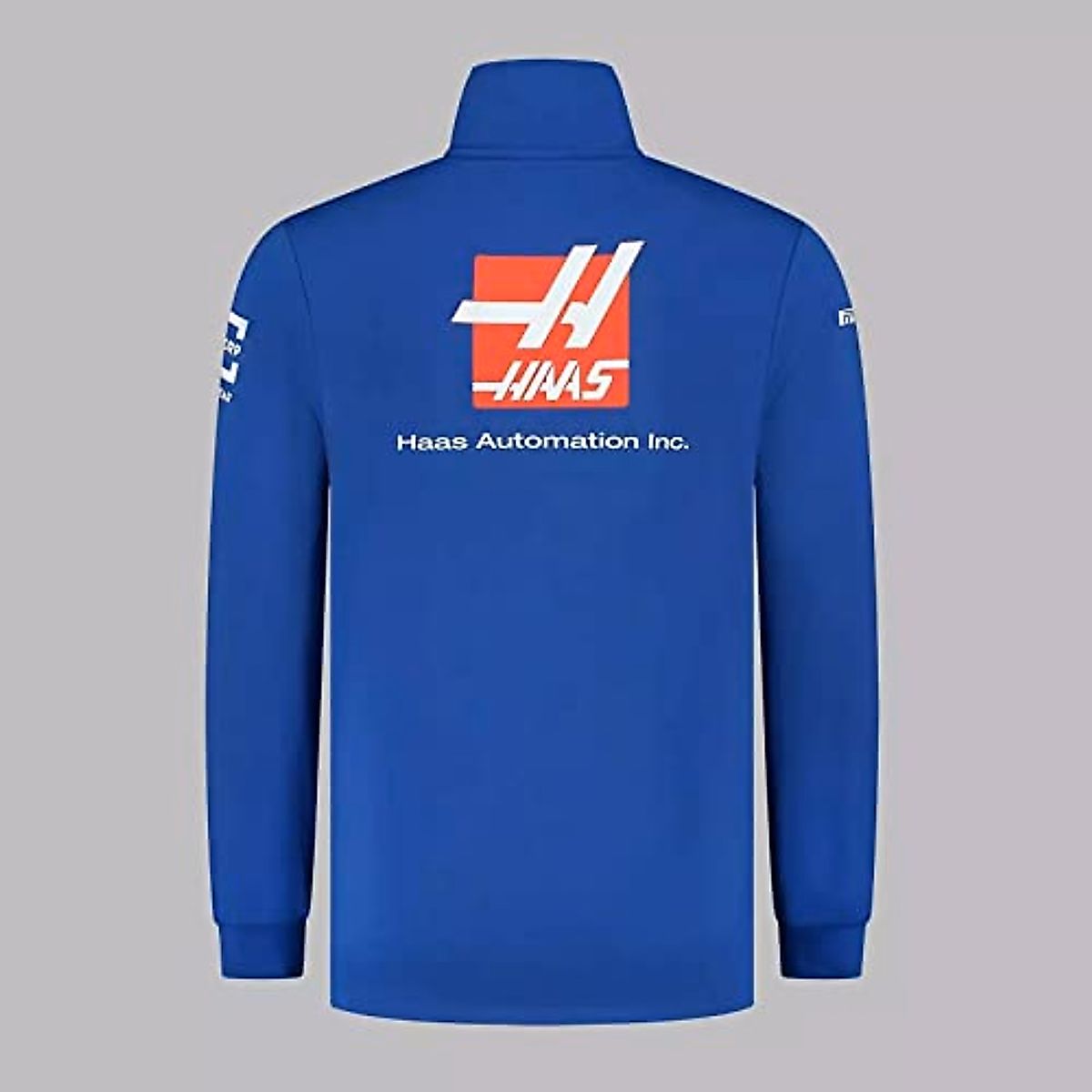 Haas F1 Team Haas Racing F1 2022 Men's Team Fitted 1/4 Zip Sweatshirt Blue (900972)