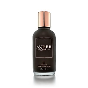 Averr Aglow Luminous Complexion Toner, Face Skincare, Reduce Blackheads Breakouts & Dark Circles, Natural Solution Moisturizing Facial Toner, Hydrating & Soothing Effect