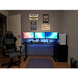 Paximiga Boy Cave No Girls Allowed Except Mom Tin Retro Look 8X12 Inch Decoration Poster Sign for Home Kitchen Bathroom Farm Garden Garage Inspirational Quotes Wall Decor, 8 x 12 Inch