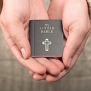 My Little Bible 2” Standard Edition - Selections of Key Verses From Every Book, Tiny Palm-size OT NT Scripture for Ministry Outreach, Classic 1769 KJV Text, 2" x 2.5”, White