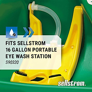 Sellstrom Clear Vinyl Replacement Dust Cover, For 16 Gallon Gravity-Flow Portable Eye Wash Station (Eyewash Station Not Included), S90335