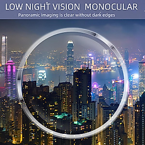 New 2023 Monocular Telescope for Smartphone，High Power Monocular with Smartphone Adapter and Sturdy Tripod， BAK4 Prism Monocular for Boating/Yachting/Sports/Bird Watching/Auto Racing/Hunting/Trevel