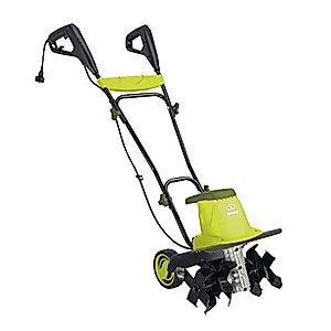 Sun Joe TJ603E 16-Inch 12-Amp Electric Tiller and Cultivator , Green