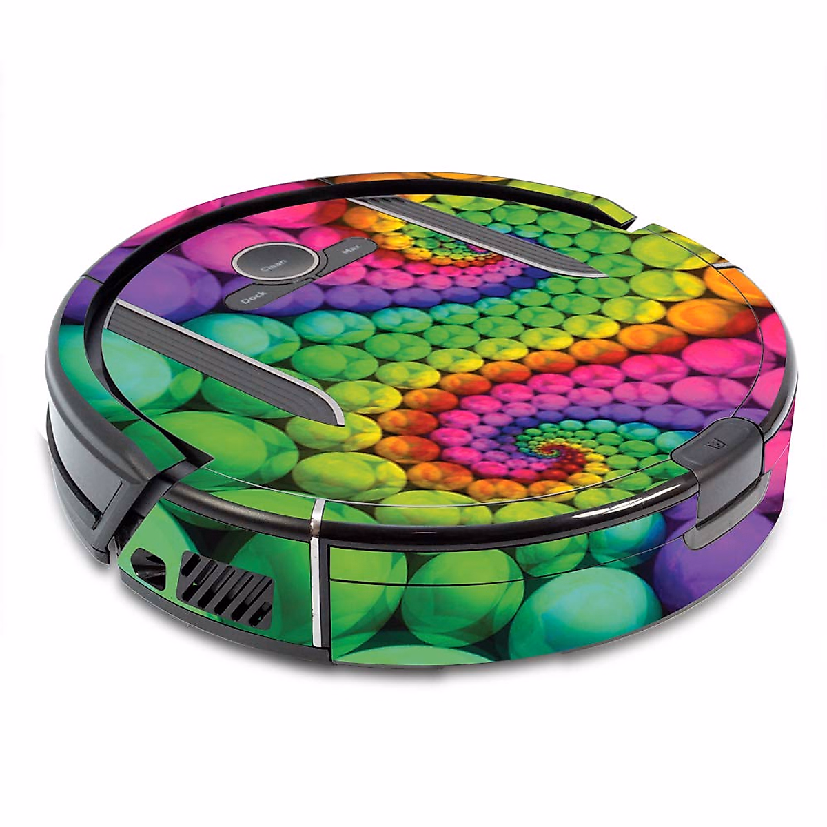 MightySkins Skin Compatible with Shark Ion Robot R85 Vacuum - Hallucinate | Protective, Durable, and Unique Vinyl Decal wrap Cover | Easy to Apply, Remove, and Change Styles | Made in The USA