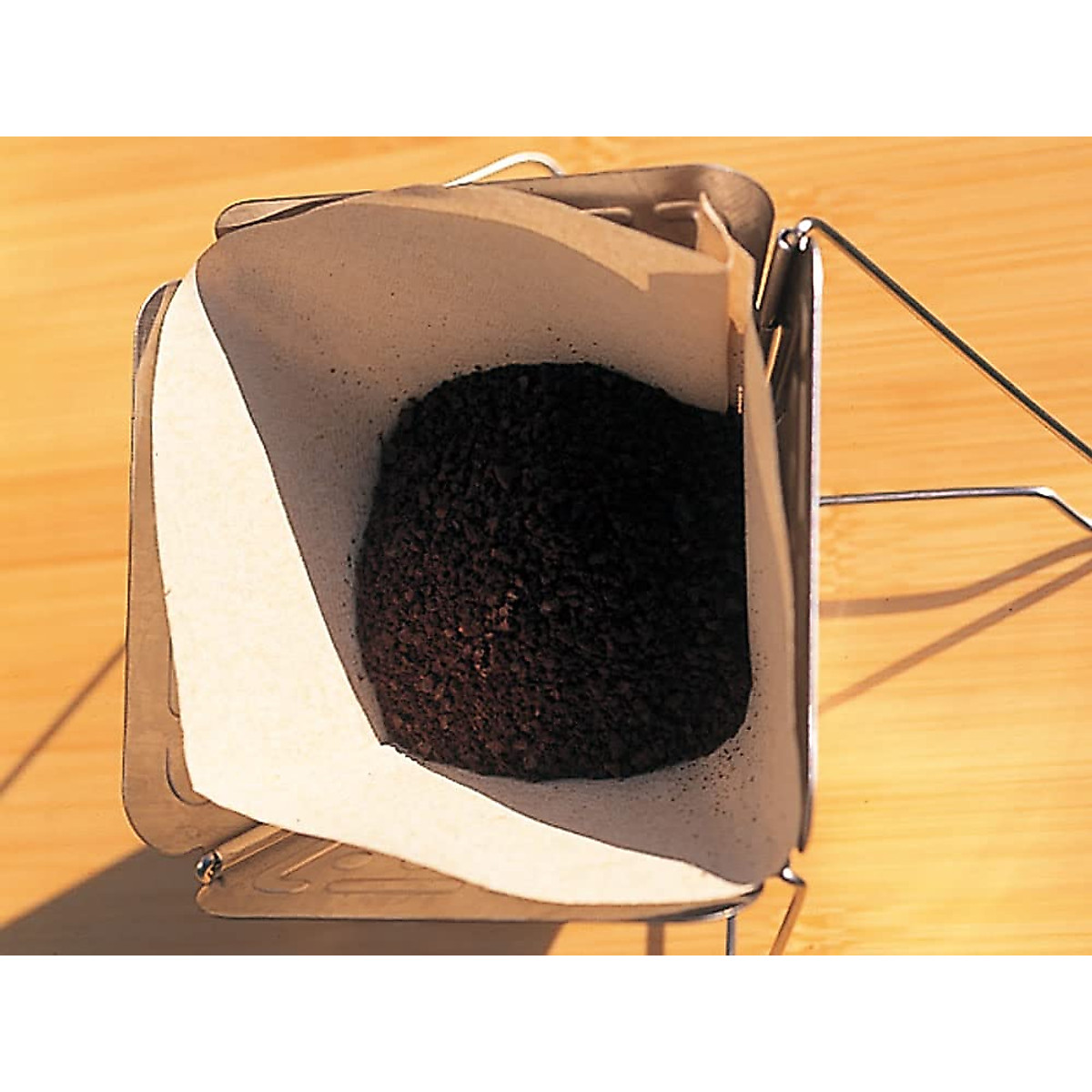 Snow Peak Collapsible Coffee Drip - Durable & Portable Pour-Over Coffee Gear - Stainless Steel Coffee Dripper for Camping & Backpacking Trips - Foldable for Easy Packing