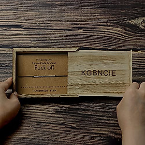 KGBNCIE Inspirational Gifts for Women, Morse Code Funny Gifts Bracelets for Women, Morse Code Bracelets Friendship Bracelets, jewelry Unique Gifts for Women