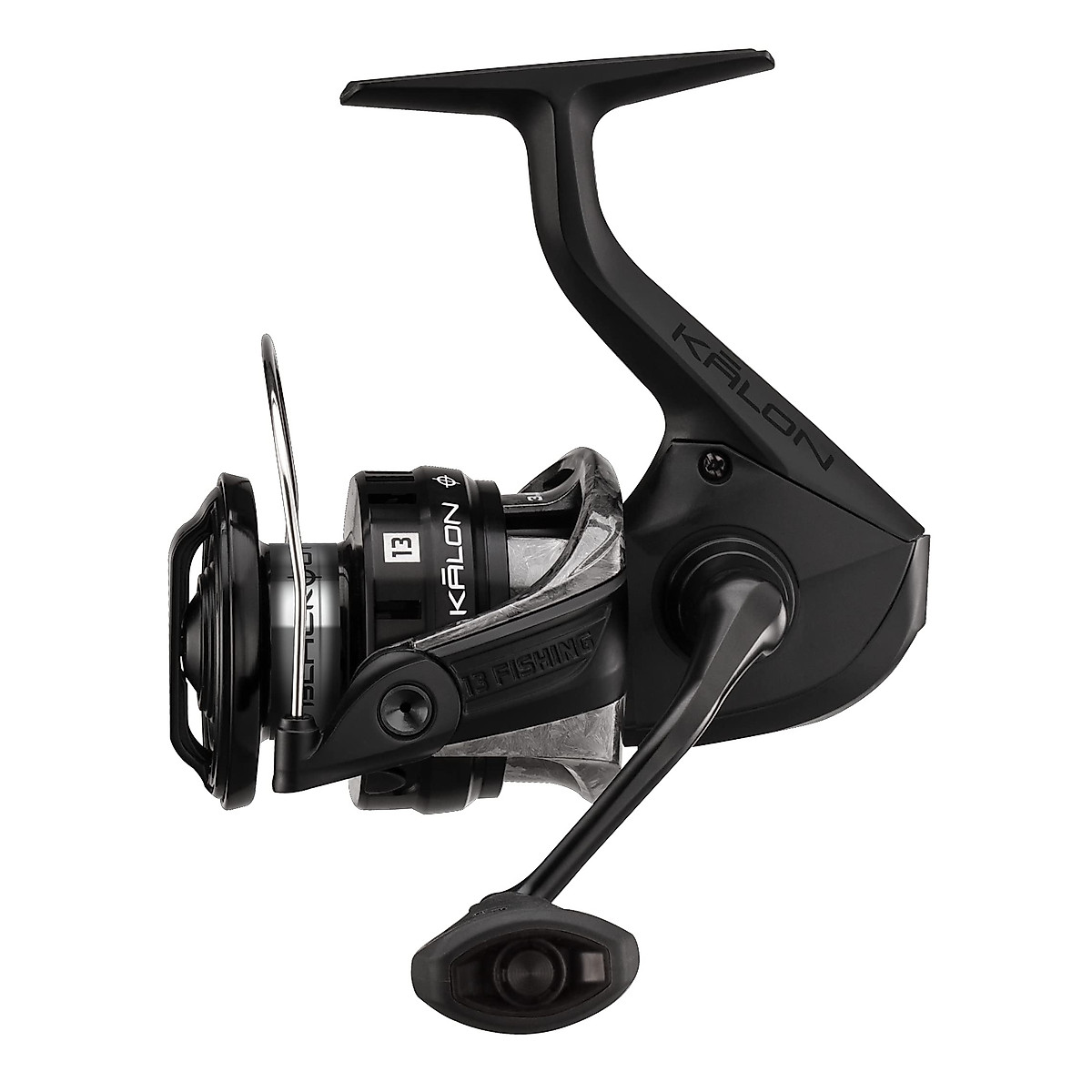 13 FISHING - Kalon O Blackout Spinning Reel - 5.2:1 Gear Ratio - 5.0 Size (Salt+Fresh) - KLO-5.2-5.0
