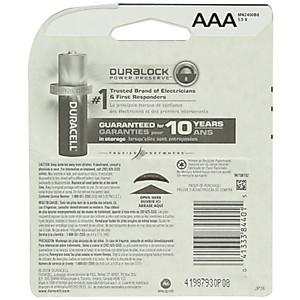 Duracell Coppertop AAA Battery, 8 Count