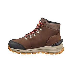 Carhartt Women's Gilmore Wp 5" Soft Toe Hiker Hiking Boot, Dark Brown, 6.5 US