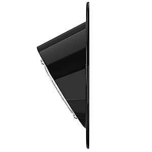 Leisure LED RV Exterior Round Surface Mount Flood Porch Utility Light - Black 12v 1100 Lumen Lighting Fixture Replacement Lighting for Weekend Warrior RVs, Trailers, Campers, 5th Wheels (Black)