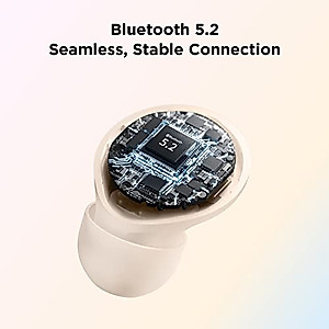 1MORE ColorBuds2 Active Noise Cancelling Wireless Earbuds, Bluetooth 5.2 Headphones, Sound ID, Dual Mode Noise Cancelling, CVC 8.0 for Clear Calls, Fast & Wireless Charging, IPX5, Gold