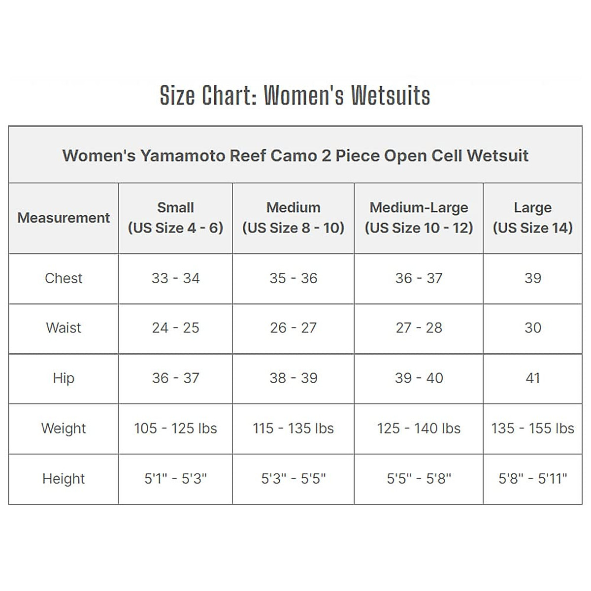 MAKO Spearguns Womens Spearfishing Wetsuit 3D Yamamoto Reef Camo 3mm 2 Piece (Medium)