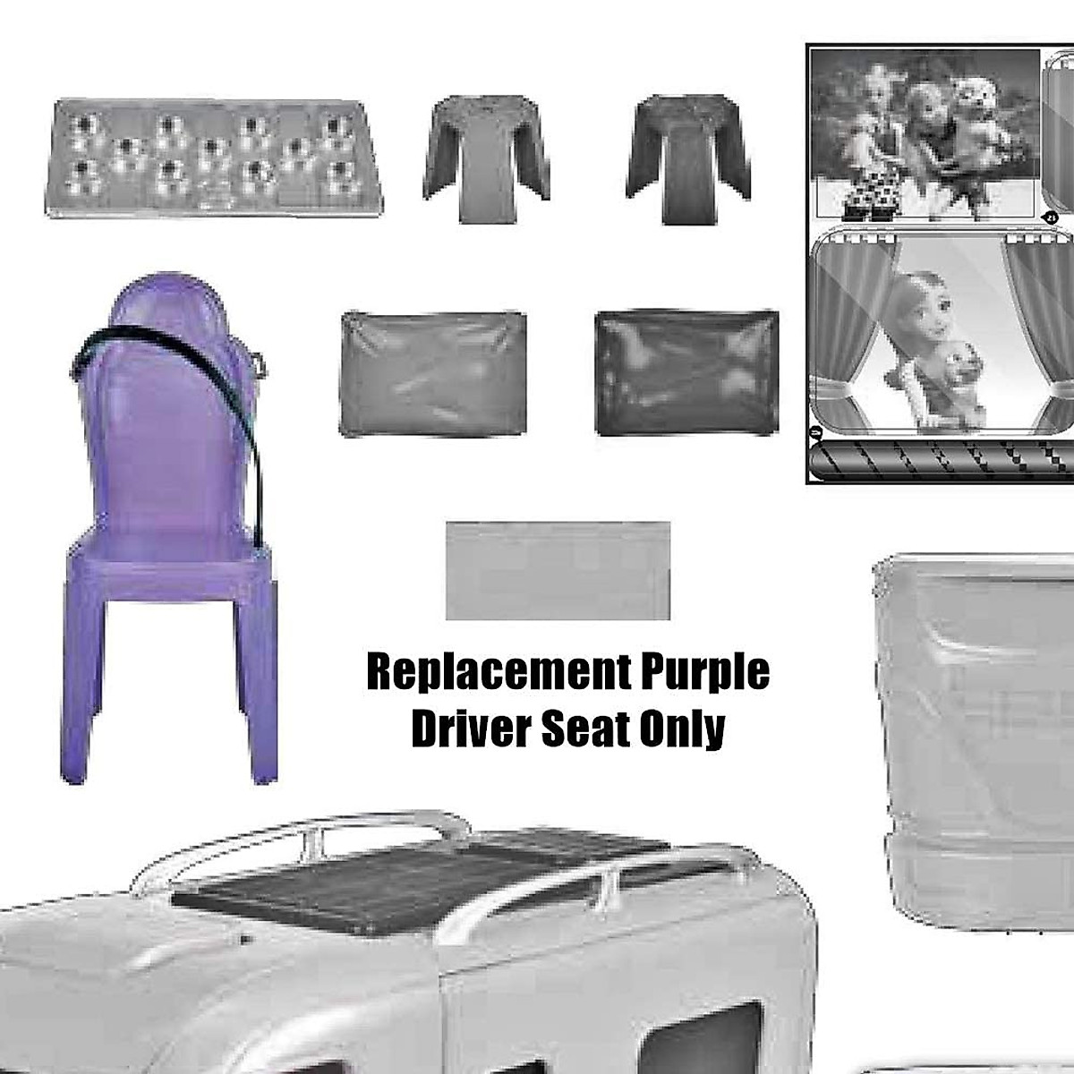 Replacement Parts for Barbie DreamCamper - FBR34 ~ Replacement Driver Seat