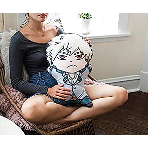 Official My Hero Academia Character Pillow - 20-Inch Katsuki Bakugo Doll Body Replica - Gift for Friends, Family, and Fans - Bed, Couch, Room Decoration - Soft Throw Cushion - Licensed Merchandise