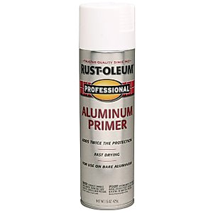 Rust-Oleum 254170 Professional Primer Spray Paint, 15 oz, Aluminum