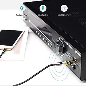 Neasy 6.35mm (1/4 inch) Male to 3.5mm (1/8 inch) Female Stereo Headphone Audio Jack Adapter Plug, 1/4 inch to 3.5mm Adapter Stereo for Aux Cable, Guitar Amplifier, Speaker, Digital Piano Amp - 6 Pack