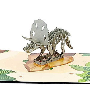 Liif Dinosaur 3D Greeting Pop Up Birthday Card, Happy Birthday Card for Kids, Boy, Son, all occasions, Birthday, Thank you, Thinking Of You, Congratulations