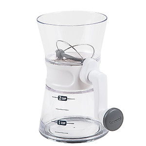 Prepworks 2 to 1, Double Volume Quick Sift Flour Sifter For Baking, 2 Cup