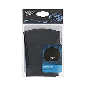Speedo Unisex Swim Cap Latex Speedo Black One Size