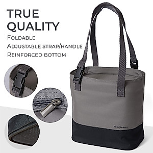 Bentoheaven Premium Bento Lunch Box with Insulated Lunch Bag - Includes Sauce Cup, Divider, Cutlery & Chopsticks - Made of Durable Aluminum and Foam