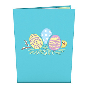 Lovepop Easter Basket Pop Up Card - 3D Card, Religious Easter Cards, Easter Bunny Card , Pop Up Greeting Cards