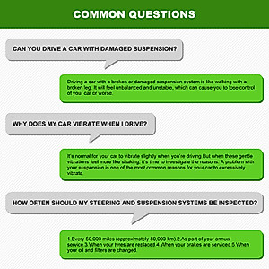 SCITOO 10pcs 4WD Front Suspension Kit Upper Control Arm Inner Outer Tie Rod End Sway Bar Link Lower Ball Joint Fit 2005 2006 2007 2008 For Ford for F-150