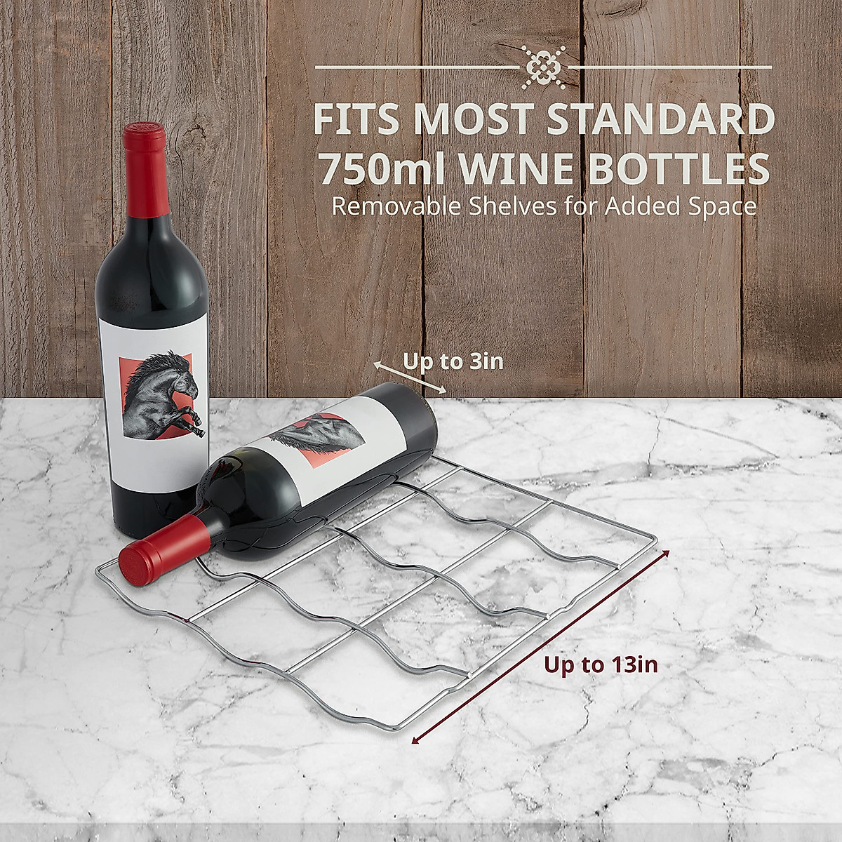 Schmécké 12 Bottle Red And White Wine Thermoelectric Wine Cooler/Chiller Counter Top Wine Cellar with Digital Temperature Display, Freestanding Refrigerator Smoked Glass Door Quiet Operation Fridge