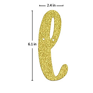13 Years Loved Banner - Happy 13th Birthday/Wedding Anniversary Party Decorations-Gold