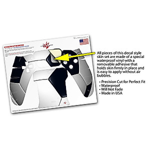 WraptorSkinz Skin Wrap compatible with Sony PS5 DualSense Controller Soccer Ball (CONTROLLER NOT INCLUDED)