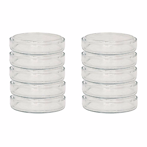 90mm Glass Petri Dish with Cover, Borosilicate Glass, Karter Scientific (Pack of 10)