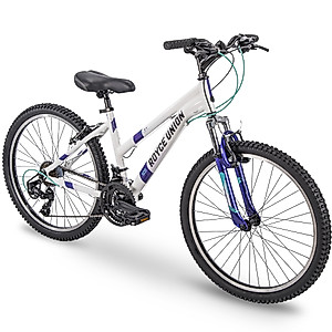 ROYCE UNION RTT 24" Womens 21-Speed Mountain Bike, 15 Inch Aluminum Frame, Trigger Shift, White (74418)