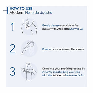 Bioderma - Atoderm - Cleansing Oil - Face and Body Cleansing Oil - Soothes Discomfort - Cleansing Oil for Very Dry Sensitive Skin