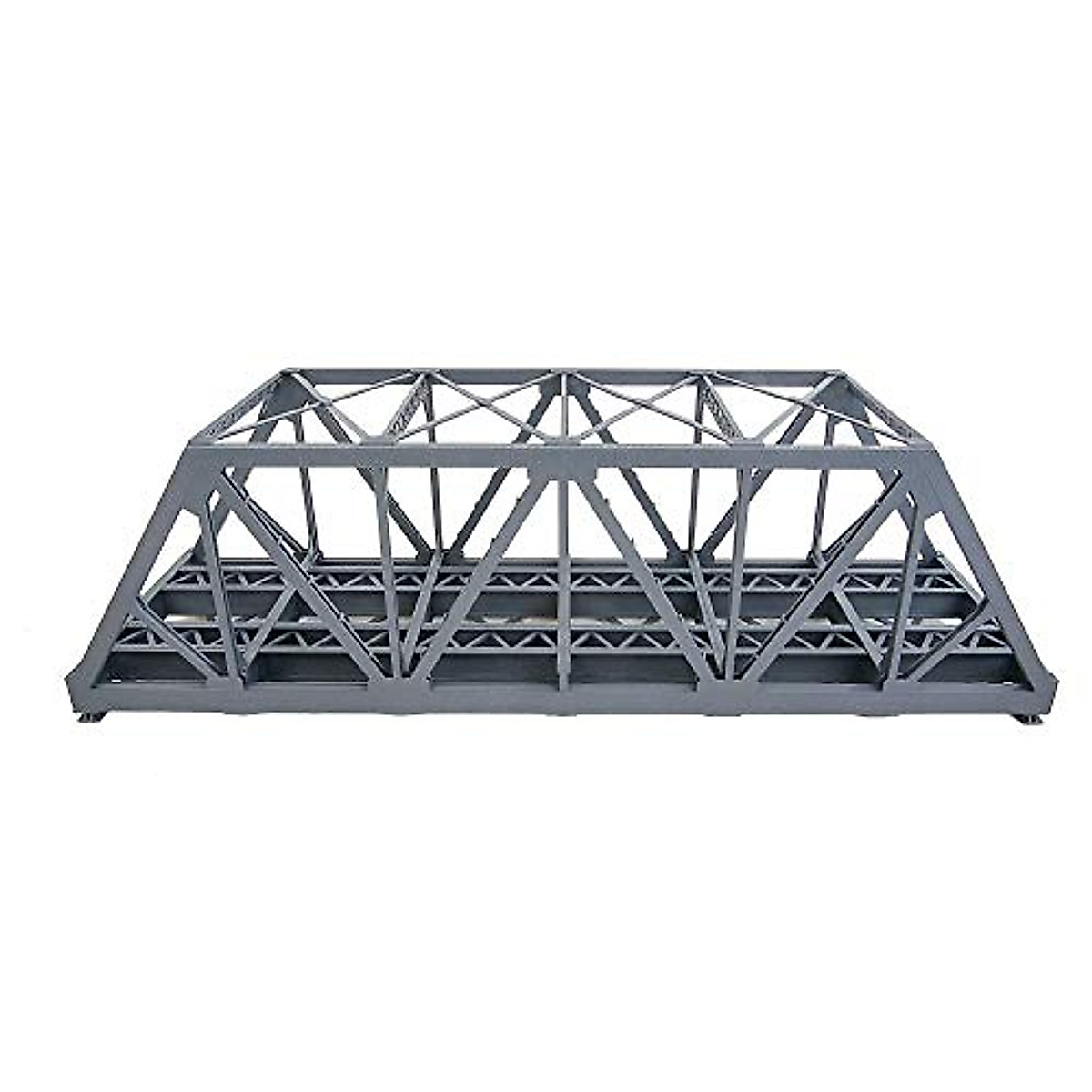 Walthers SceneMaster Cornerstone HO Scale Model Modernized Double-Track Railroad Truss Bridge Kit Collectable