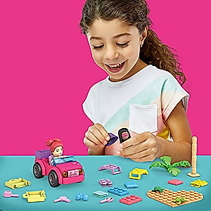 Mega Construx Barbie Convertible Beach Adventure, Building Toys for Kids