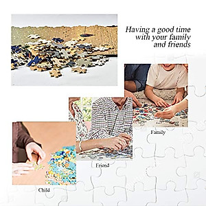 susiyo 500 Piece Jigsaw Puzzle for Adults Kids, Pumpkin Autumn Fall Maple Leaves Puzzle Wooden Jigsaw Puzzle Family Game Intellective Toys Wall Art Work for Educational Gift Home Decor