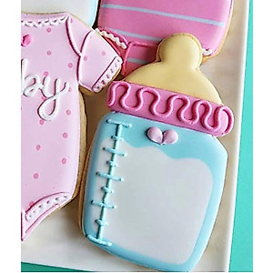 Baby Bottle Cookie Cutter, 4" Made in USA by Ann Clark