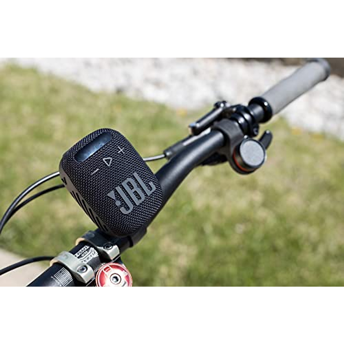 JBL Wind 3 S - Slim Handlebar Bluetooth Speaker, Black