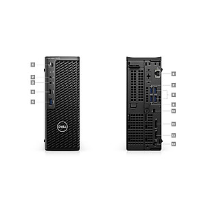 Dell Precision T3240 Workstation Desktop | Core i9-10900 - 512GB SSD Hard Drive - 16GB RAM - Nvidia Quadro P400 | 10 cores @ 5.2 GHz - 2GB GDDR5 Win 10 Pro Black
