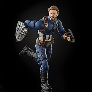 Marvel Hasbro Avengers Infinity Hasbro Legends Series, 15 cm Captain America Action Figure, Premium Design, Includes 5 Accessories, Multi-Colour, F01855L0