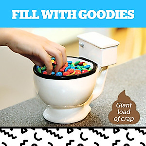 BigMouth Inc. The Original Toilet Mug - Novelty Coffee Mug - Hilarious 12 oz Ceramic Coffee Cup – Perfect for Home or Office, Makes a Great Gag Gift for All Ages