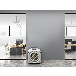 QuFresh Portable HEPA Air Purifier, Industrial Air Scrubber, Commercial Air Filtration System, Perfect for School, Office, Gym, Home, Fire Cleaning, 740+ Sq Ft.