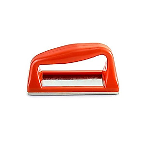 QWORK Mini Rasp Hoof File Equine Hoof Rasp Coarse-Toothed, Removes Excess Hoof Faster Horseshoe File Coarse Tooth with Plastic Handle, for Foals, Goats and Other Small hoofed Animals