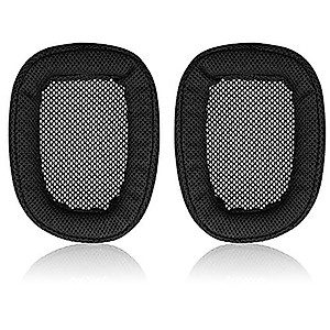 JARMOR Replacement Memory Foam & Mesh Fabric Ear Cushion Pads Cover for Logitech G433 G233 G PRO Headphone ONLY (Black&Fabric)