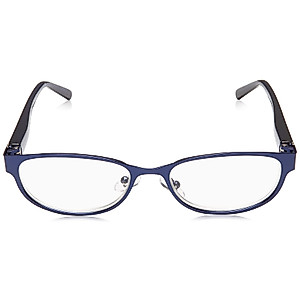Foster Grant Isa Reading Glasses, Navy Blue/Transparent, 59 mm